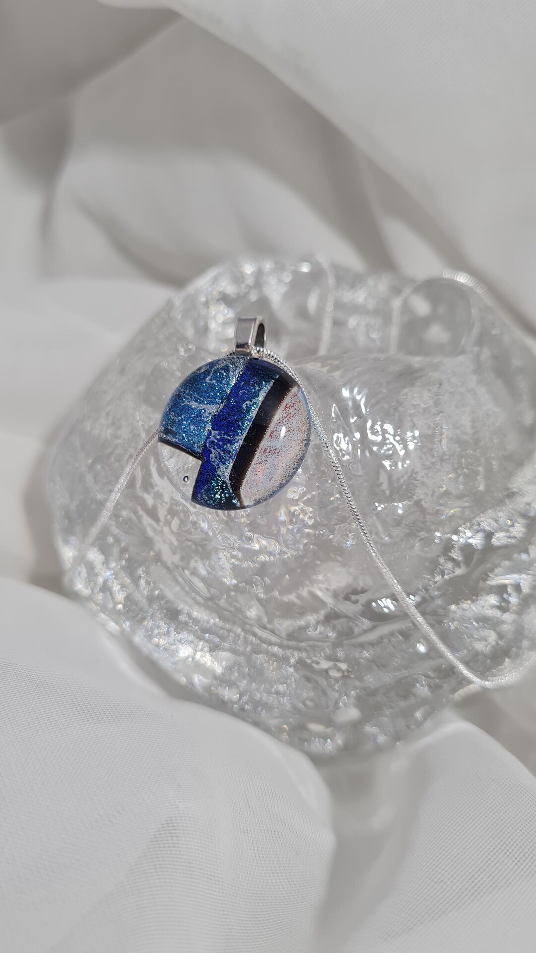 Beautiful Icelandic Jökulsárlón Glacier Lagoon Glass Necklaces ...