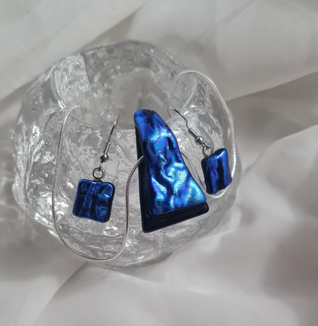 Amazing Blue Lagoon Glass Set - Norðurljósa Sett - Icelandic Aurora ...