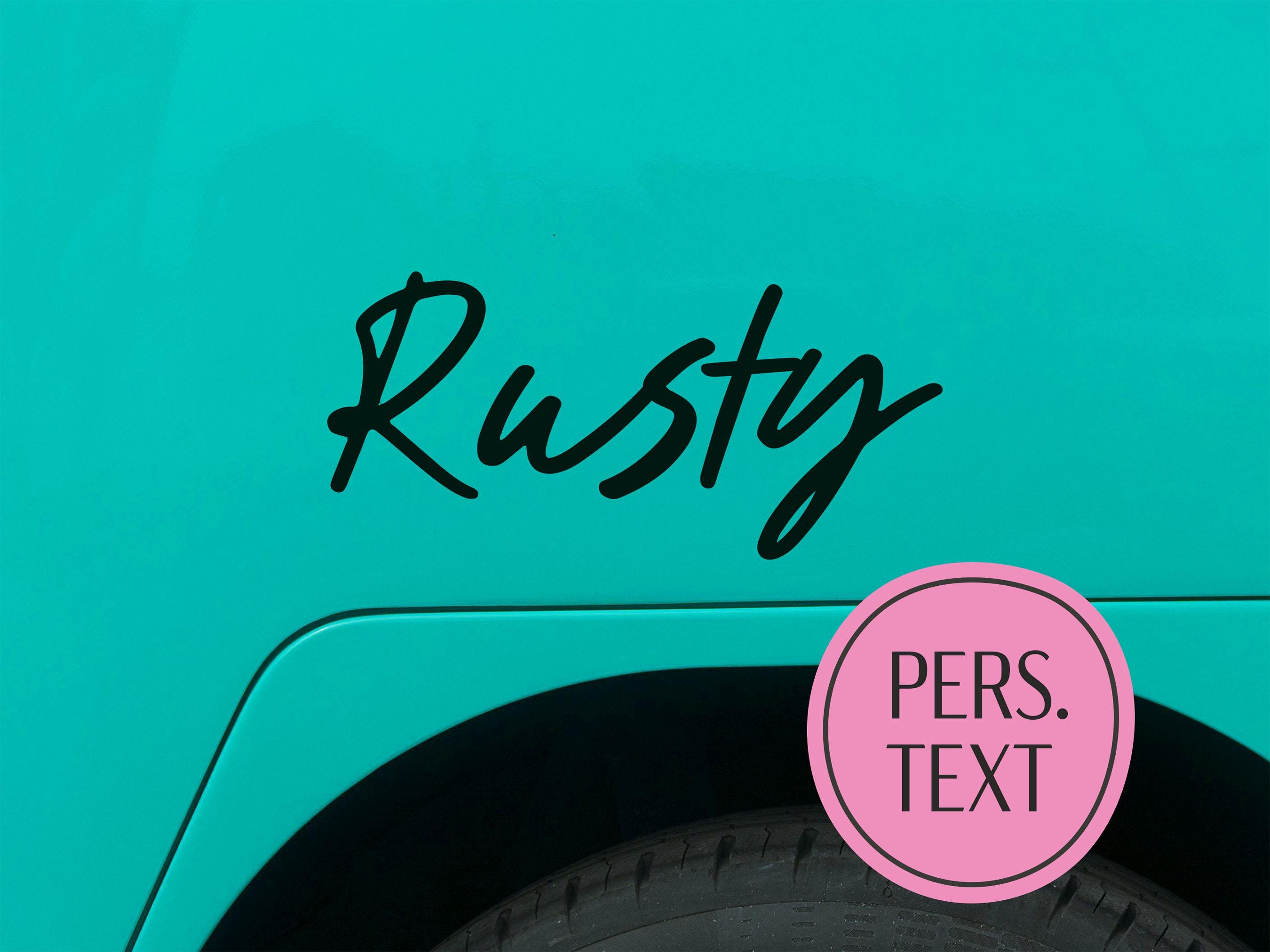 Custom Caravan Sticker, RV Decal, Car Sticker, Name Sticker, Camper ...