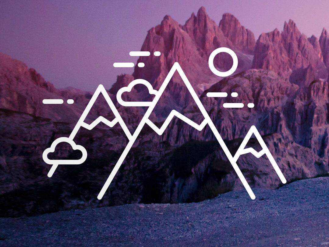 Sticker Mountains Mobile Home Sticker for Caravan, Camper, Van, Car ...