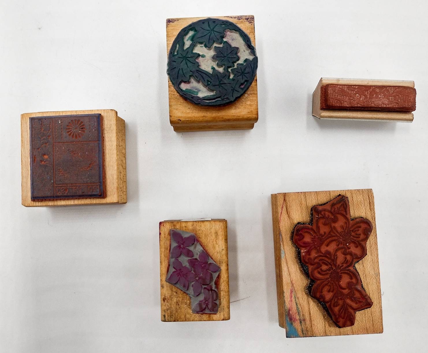 Garden of Wisdom Vintage Rubber Stamps - Etsy