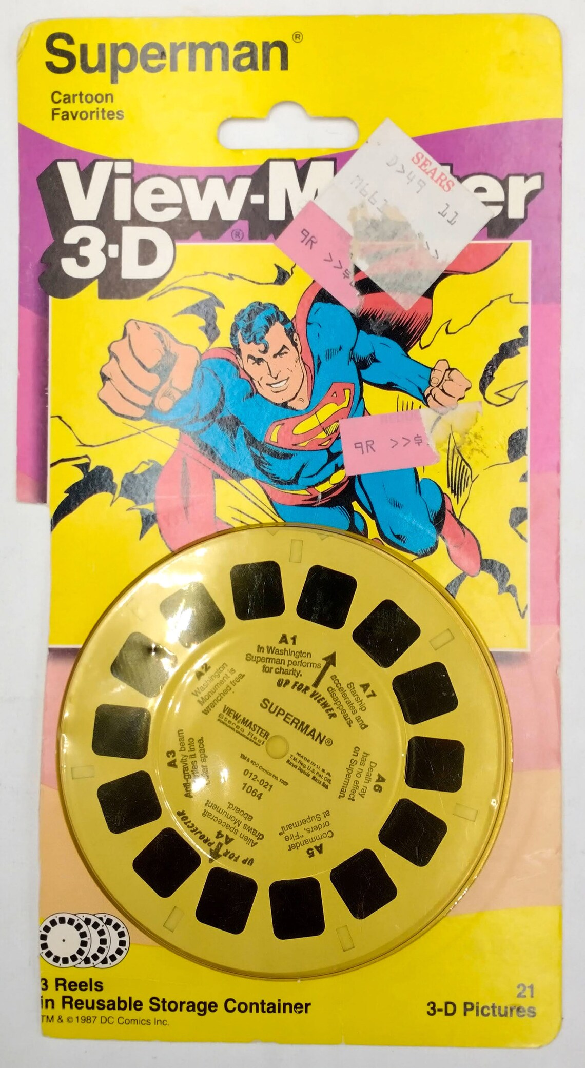 Superman 3D View Master Reels | Etsy