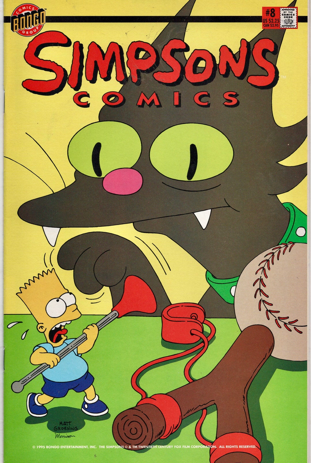 1995 the Simpsons Issue 8 M/NM Vintage Collectible - Etsy