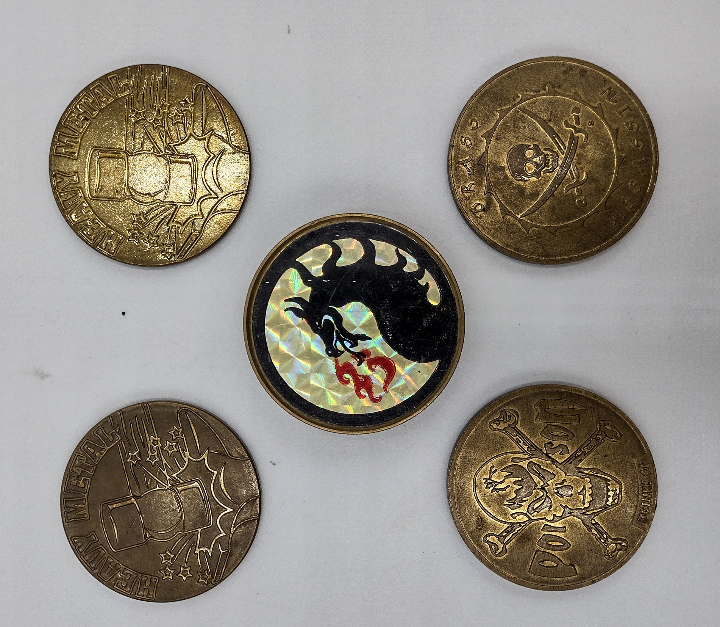 Slammer Collection Heavy Metal Vintage POG Collectibles | Etsy