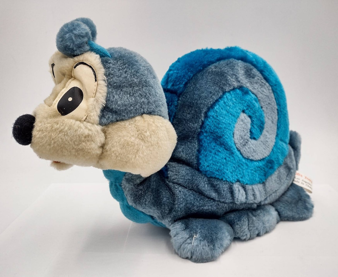Vintage Snail Stuffed Animal Royal Plush Blue Cartoon Rare - Etsy