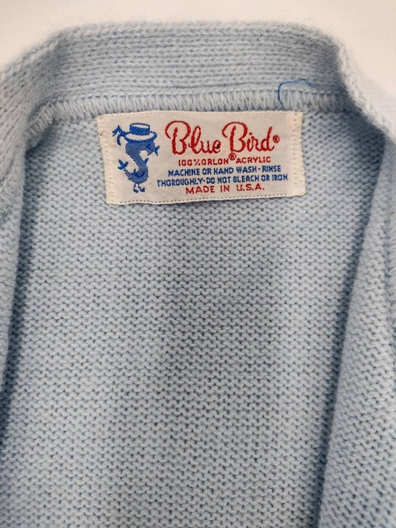 Vintage Blue Bird - Baby Sweater - 6/12 months - Baby… - Gem