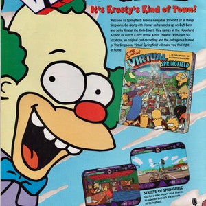 1997 the Simpsons 33 what's Wrong With This Picture Simpson's Virtual ...