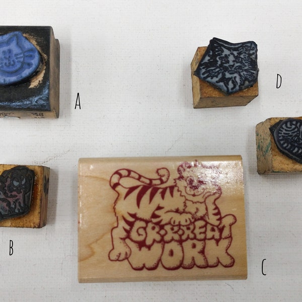 Vintage Rubber Stamp - Etsy