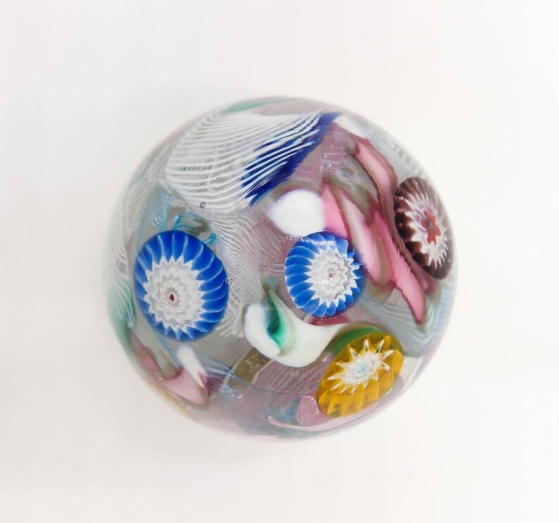 1970's Murano Glass Large Scramble Paperweight Unique - Etsy