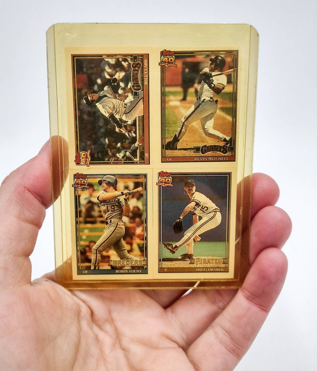 1991 Cracker Jack Box MLB Miniature Collectible Baseball Cards - Etsy