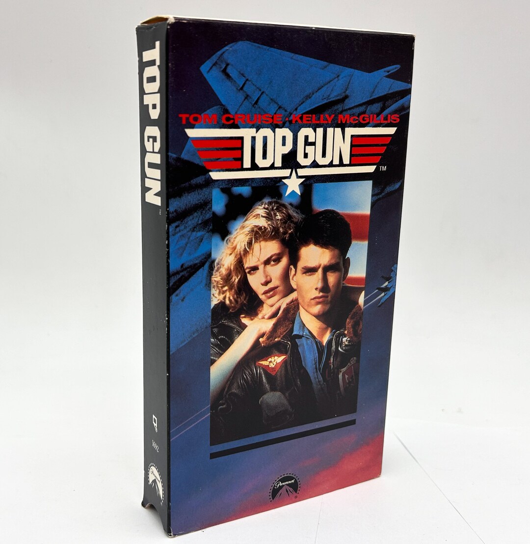 1986 Top Gun Vintage VHS Collectible Drama Action Home Movies Tom ...