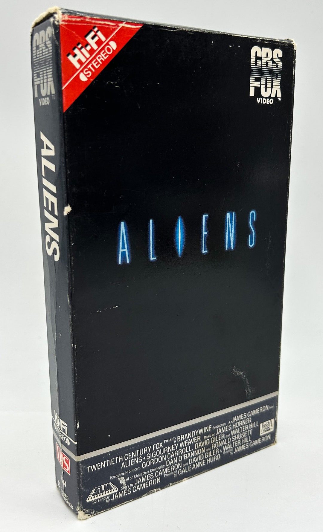 1986 Aliens VHS Vintage Home Movie Video Cassette FOX CBS - Etsy