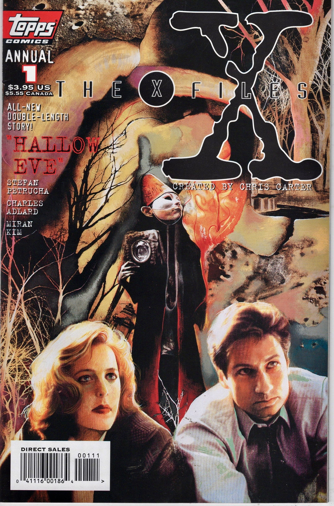 1995 the X Files hallow Eve Annual 1 Tops Comics Double Length Story ...