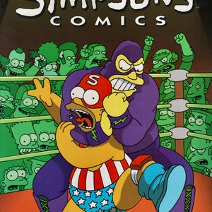 1997 the Simpsons 29 'roswell' Comic Back Cover - Etsy