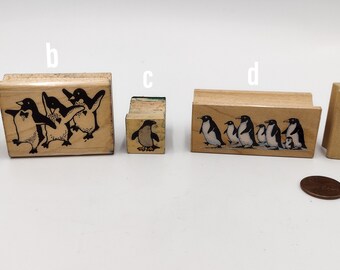 Penguin Stamps - Etsy