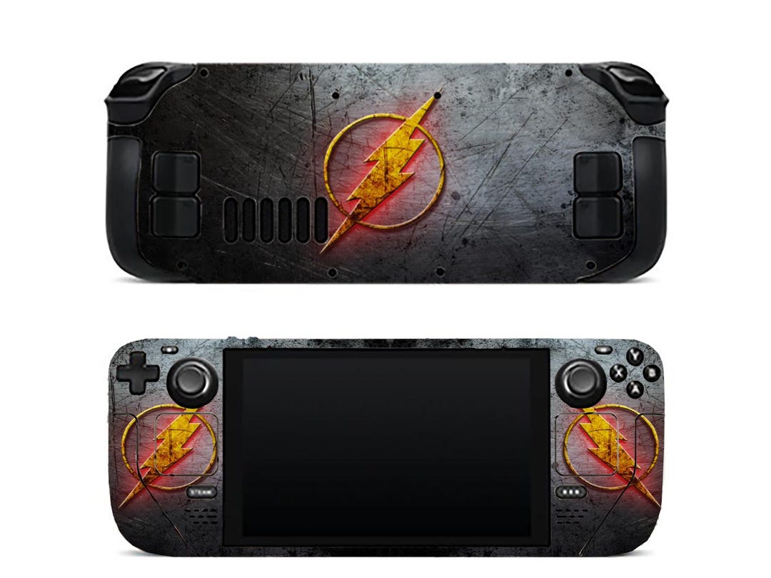 Lightning Steam Deck Valve Skins Vinyl Sticker Superhero Design Premium Skin Comic Steam Deck ...