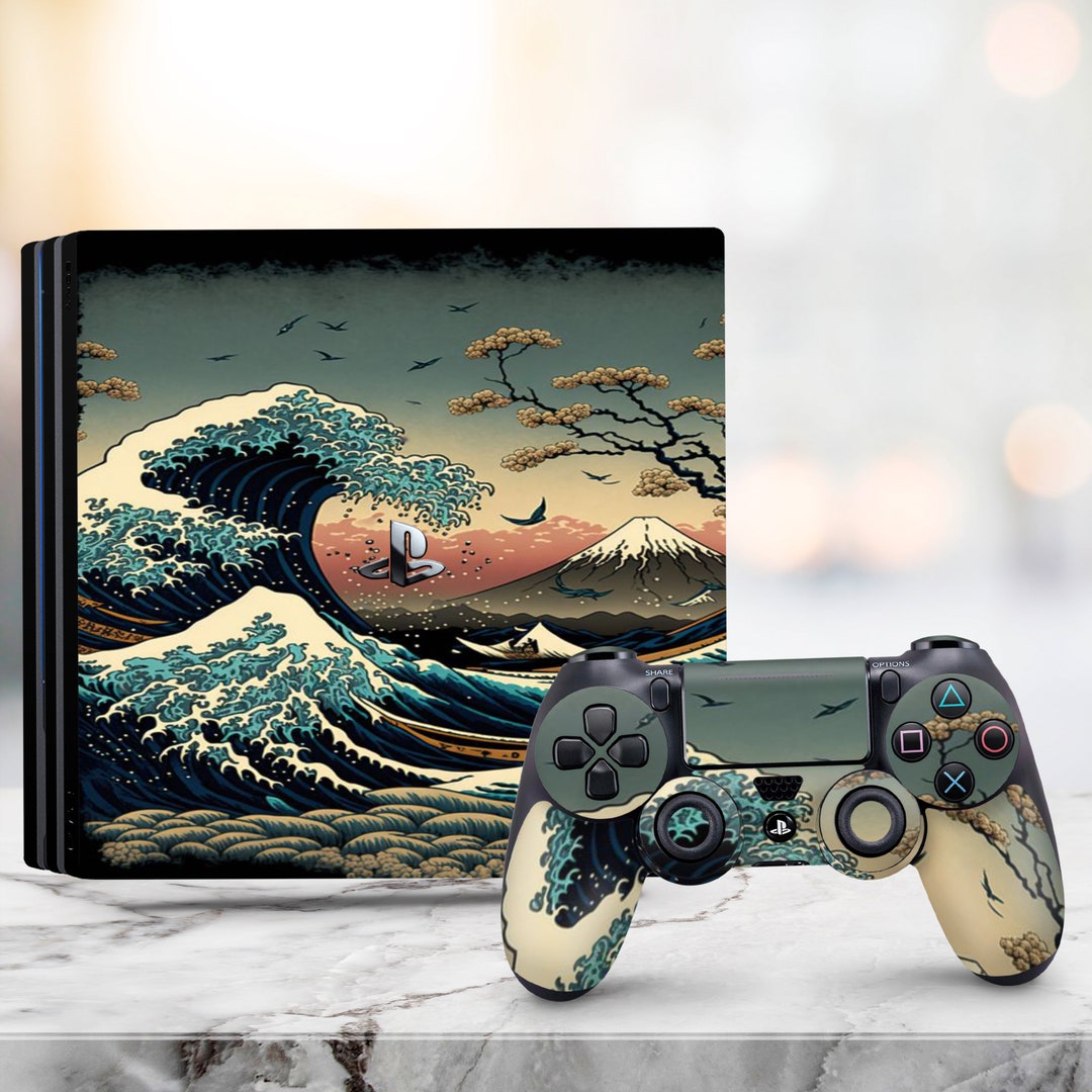 Water Wave PS4 Skin Mountain PS5 Skin Landscape PS4 Slim Skin PS5 ...