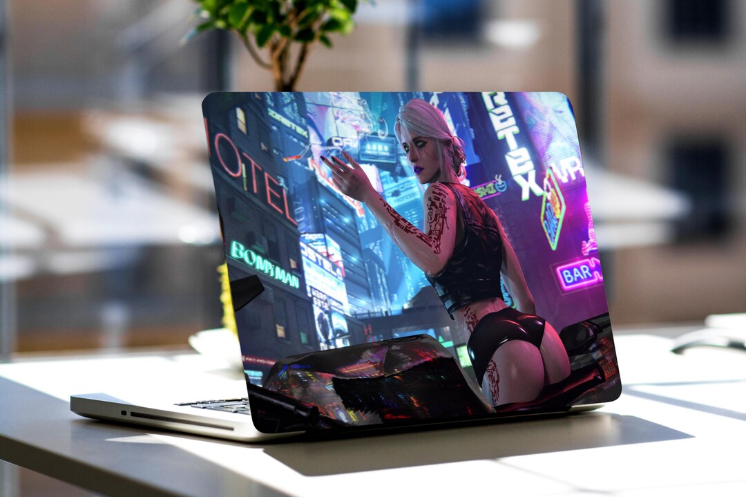 Sexy Girl Laptop Skin Futuristic Style for Acer, ASUS, HP, Lenovo, Dell ...