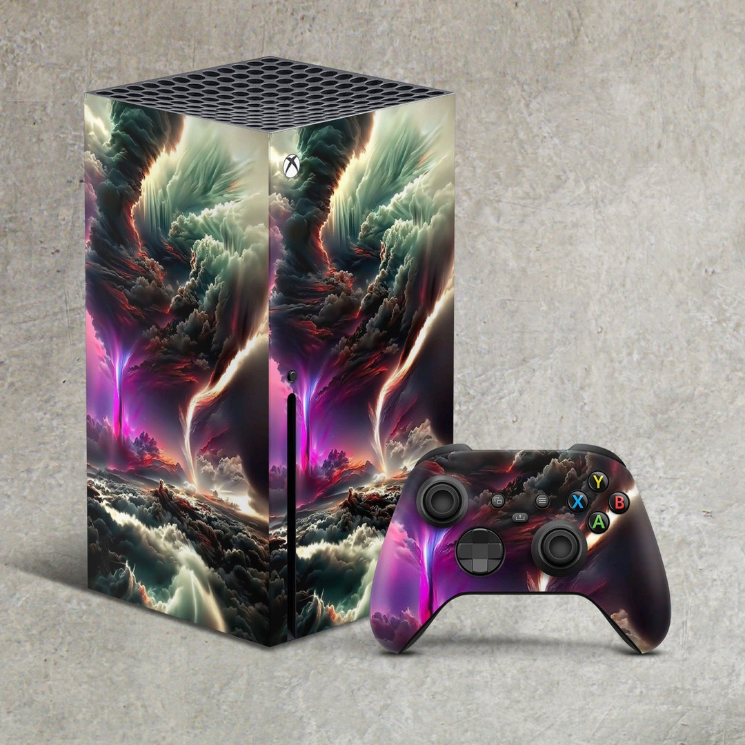 Xbox Series X Skin Wrap Storm Decal Xbox One S Universe Skin Xbox S X ...