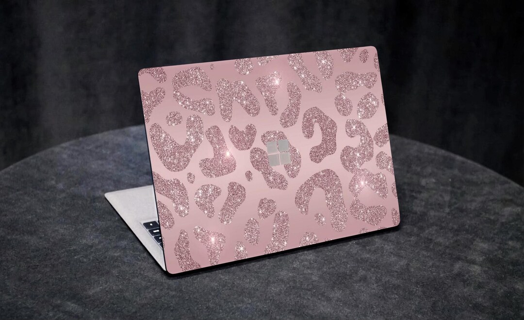 Pink Leopard Surface Pro X 7 6 5 4 3 Surface Go 2 Decal Sticker Skin ...