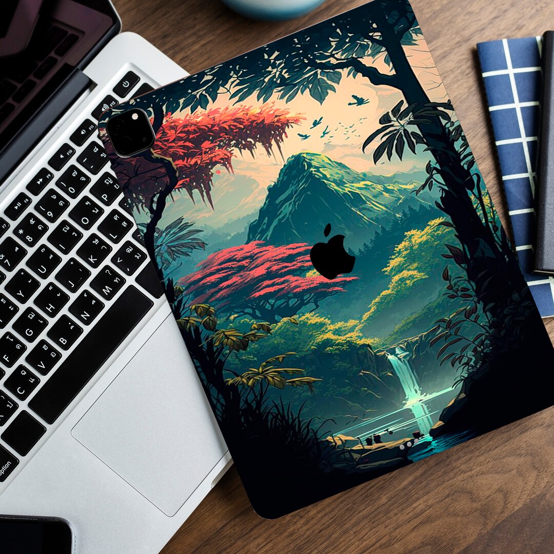 Japanese Art iPad Sticker Forest iPad Pro 12.9 Decal Mountain iPad Air ...