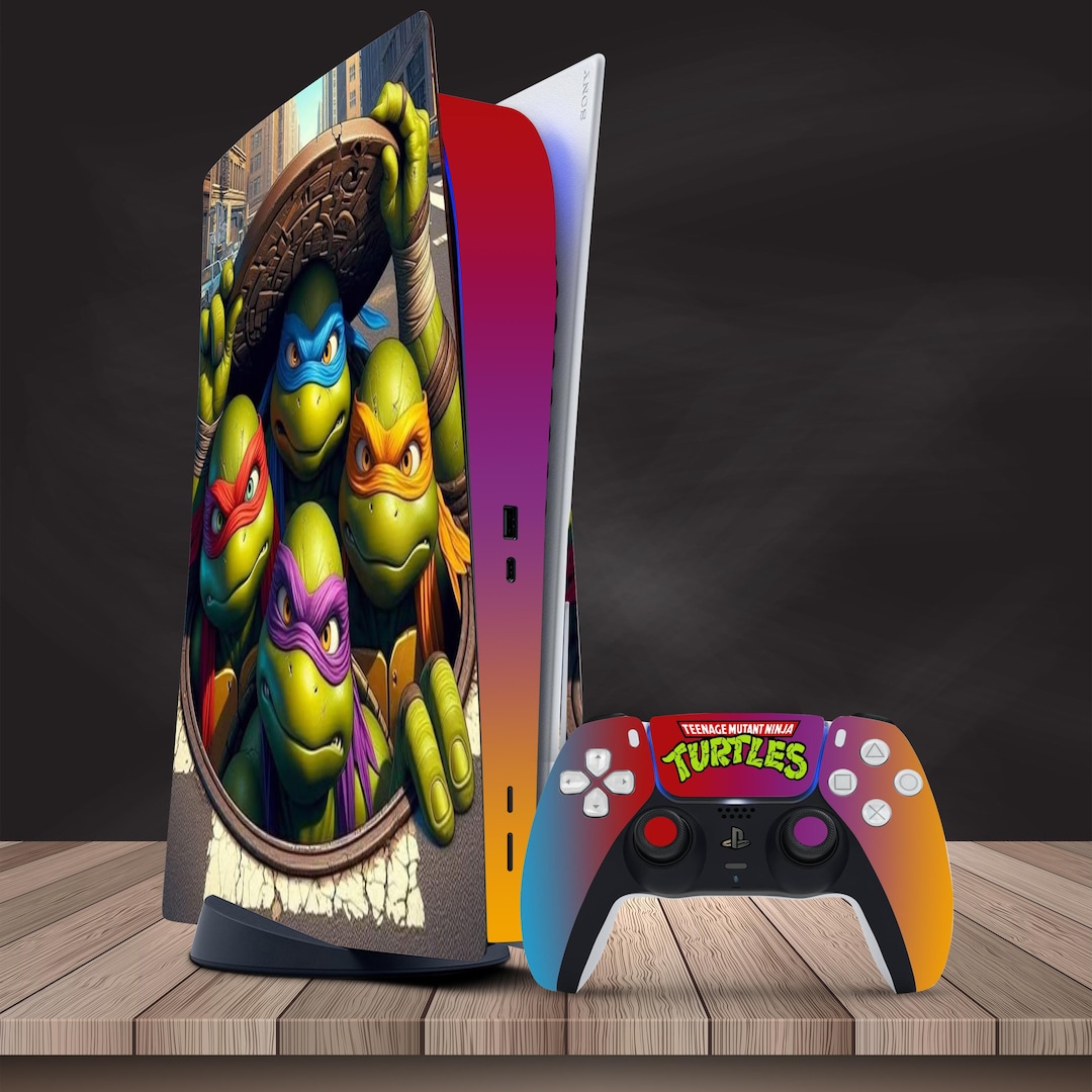 Turtles PS5 Skin Gamer PS5 Digital Edition Skin Animal Playstation 5 ...