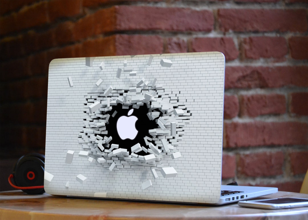 White Brick Decal for MacBook Beautiful Skin for MacBook Pro Black ...