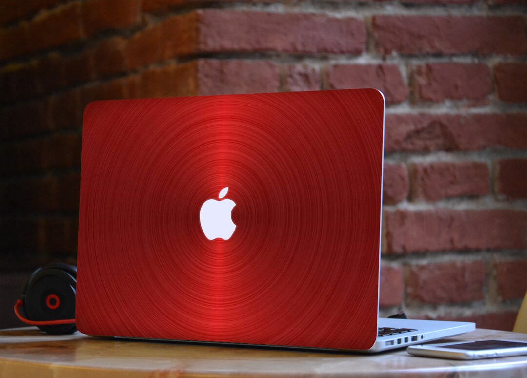 Simple MacBook Skin Red MacBook Decal Blue MacBook Sticker Black ...