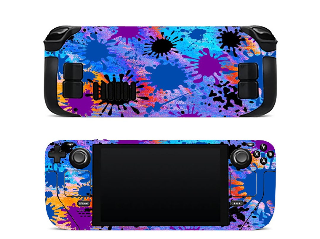 Steam Deck Skin Colorful Blot Sticker Full Body Skin Decal Wrap 3M ...