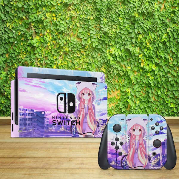 Switch Oled Decal Anime Girl - Etsy