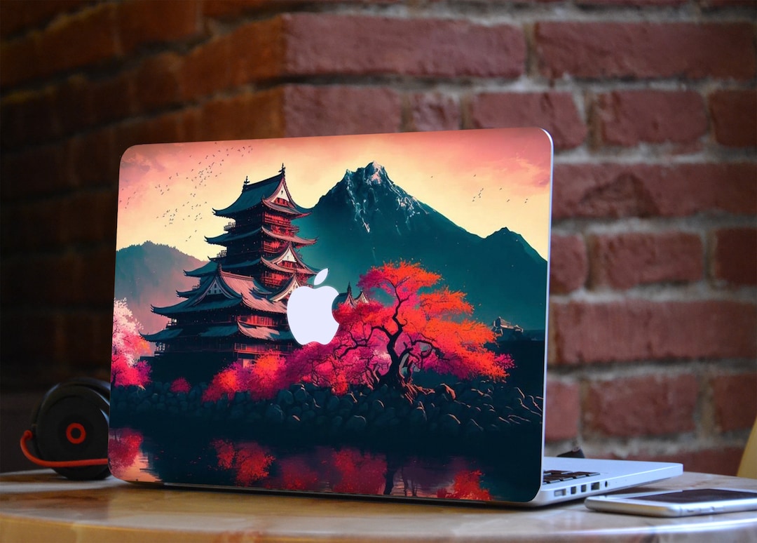 MacBook Skin Japan Decal MacBook Air Mountain Stickers MacBook Vinyl ...