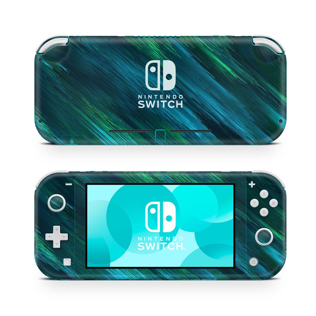 Abstract Nintendo Switch Lite Skin Aquamarine Pattern Blue - Etsy