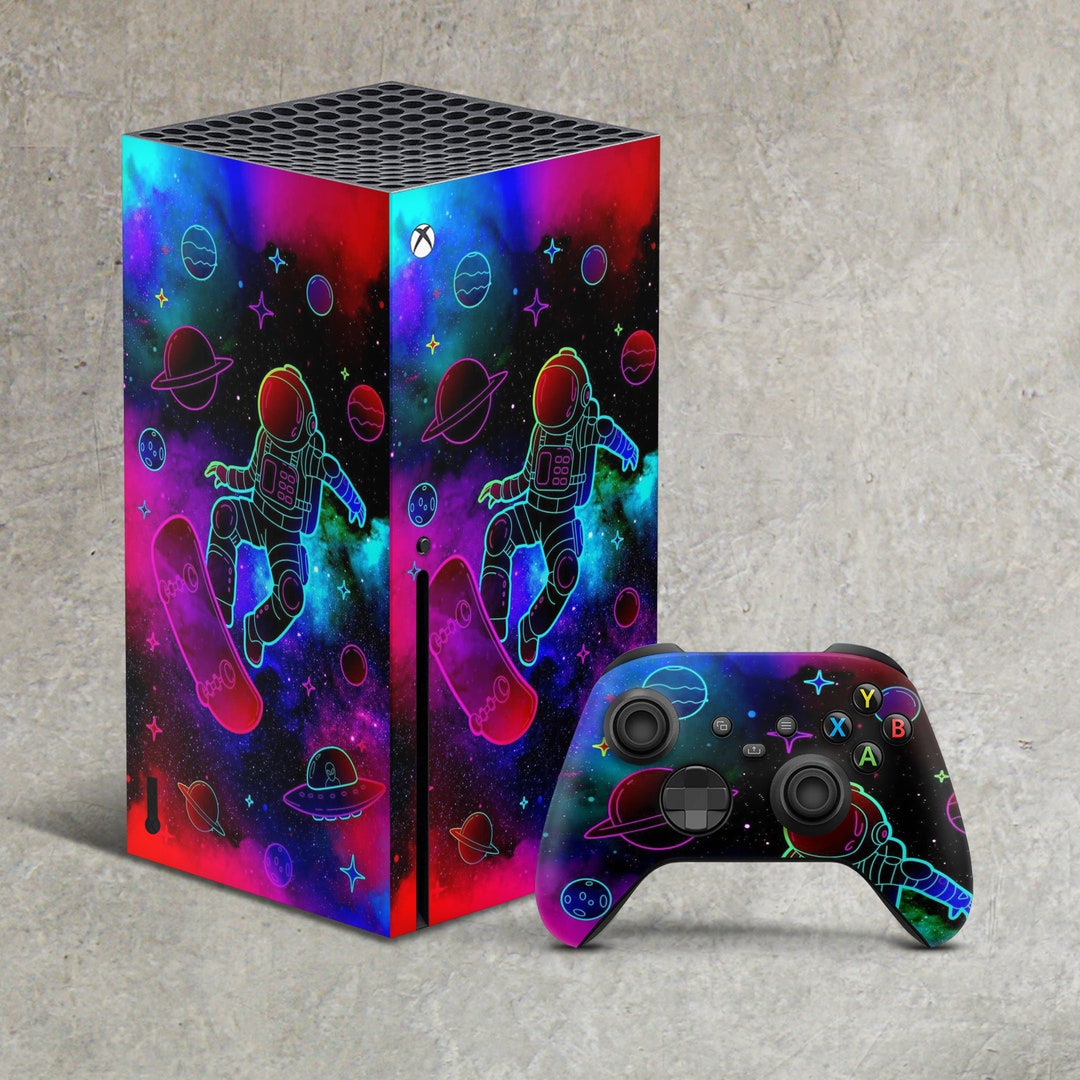 Cosmic Skin Xbox One X Space Decal Xbox One S Astronaut Skin Xbox 360 ...