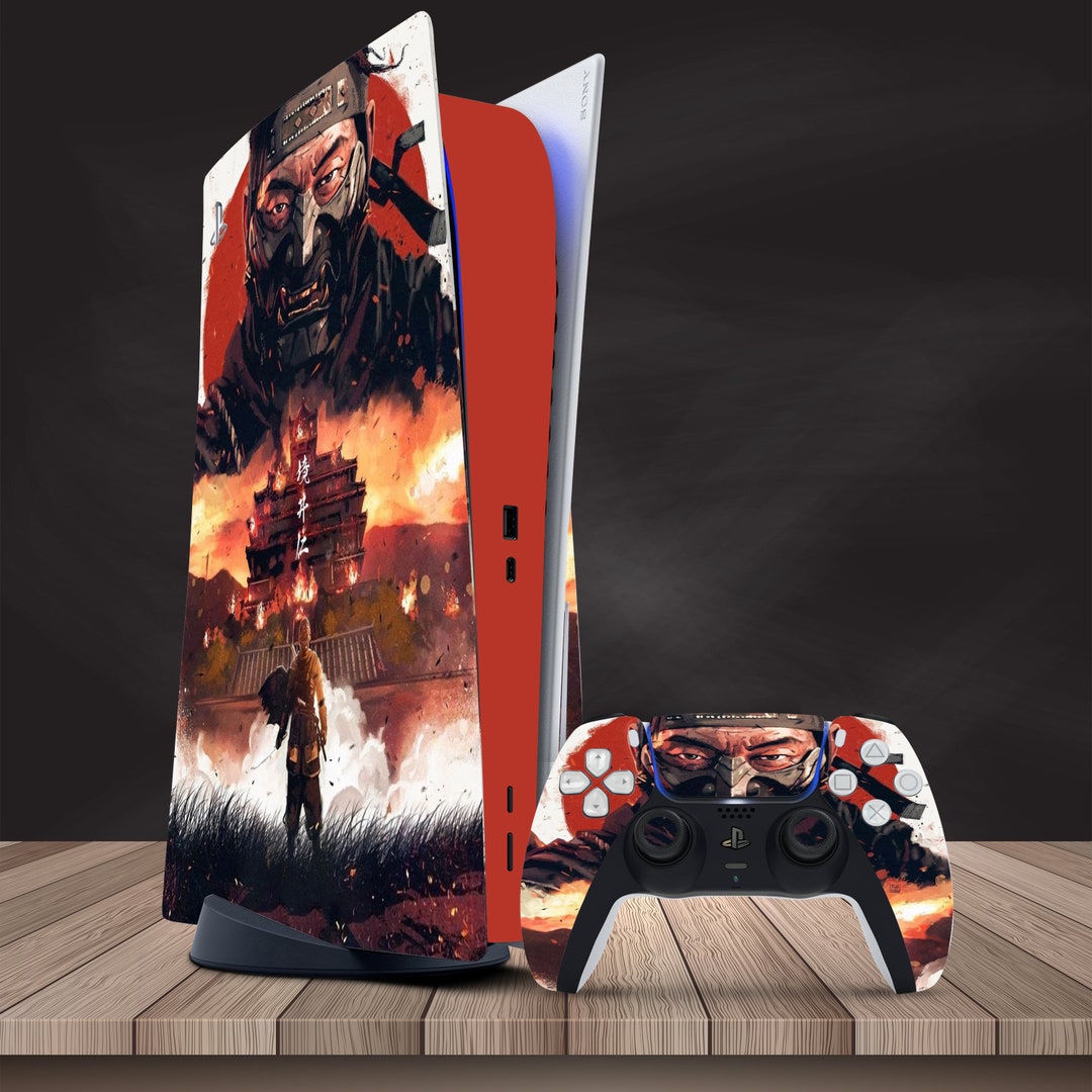 Japan PS5 Skin Ghost PS5 Digital Edition Skin Samurai Playstation 5 ...