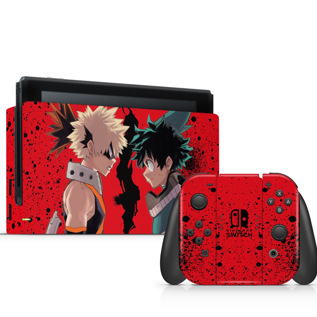 Anime Switch Skin Nintendo Switch OLED Red Decal Switch Skin Cartoon ...