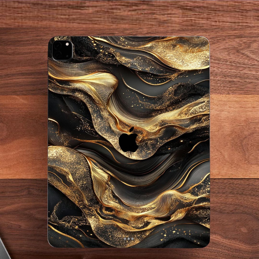 Marble iPad Skin Gold Marble iPad Pro 10.2 Decal iPad Air 4 Air 3 Skin ...