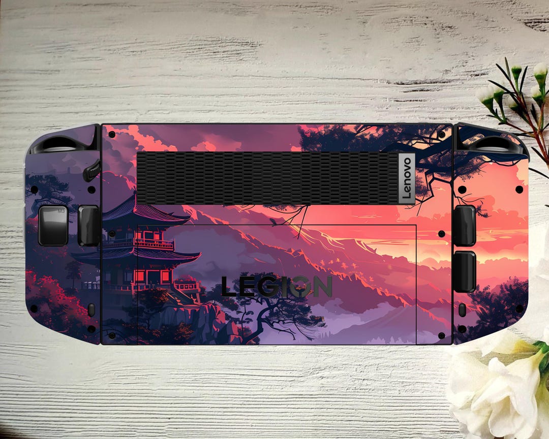 Lenovo Legion Go Skin, Japan Vinyl Decal, Sunset Mountain Gaming ...