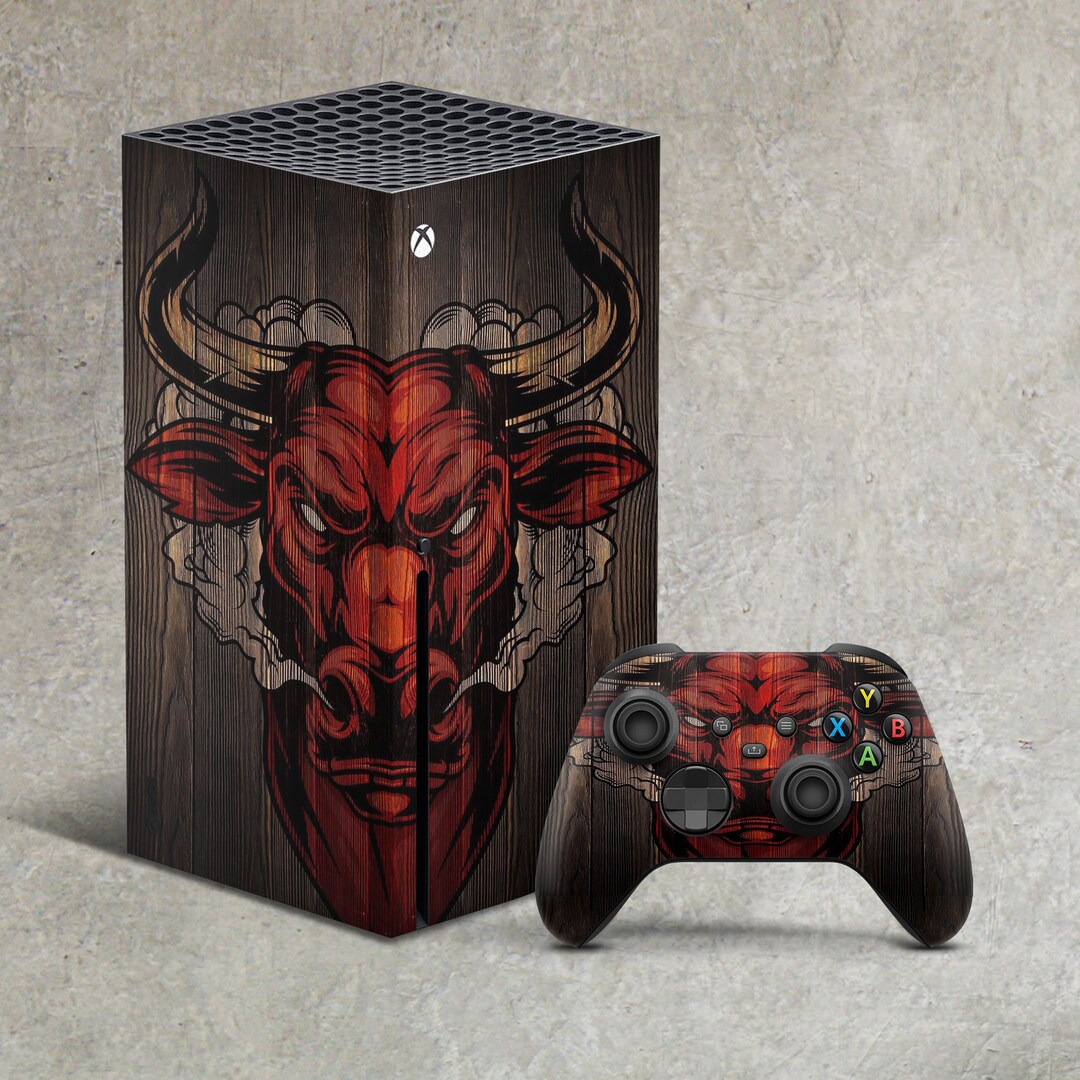 Bull Xbox One X Skin Xbox One S Mens Sticker Xbox Brutal Xbox Series S ...