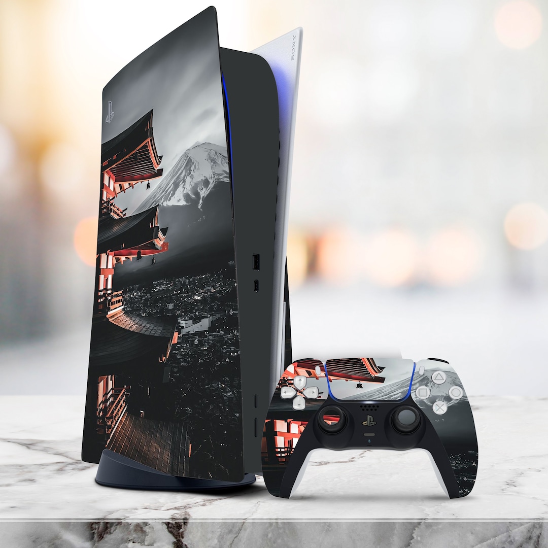Japan Playstation 5 Skin Mountain Decal Console and Controller Vinyl ...