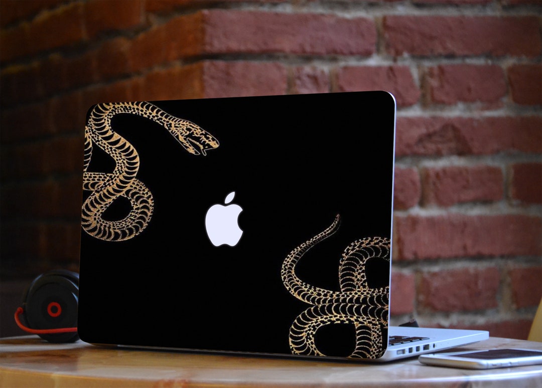 Snakes MacBook Skin Black MacBook Air Decal Fashionable MacBook Pro ...