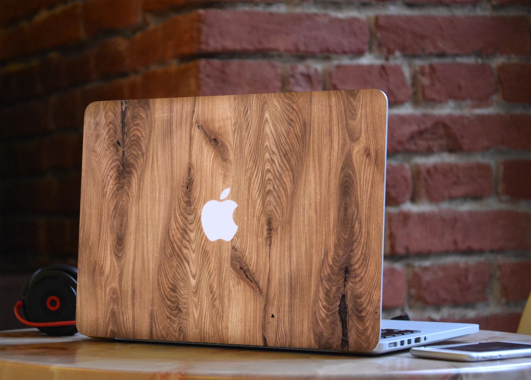 Wooden MacBook Skin Brown MacBook Decal Christmas Skin for MacBook Laminate MacBook Retina Skin ...