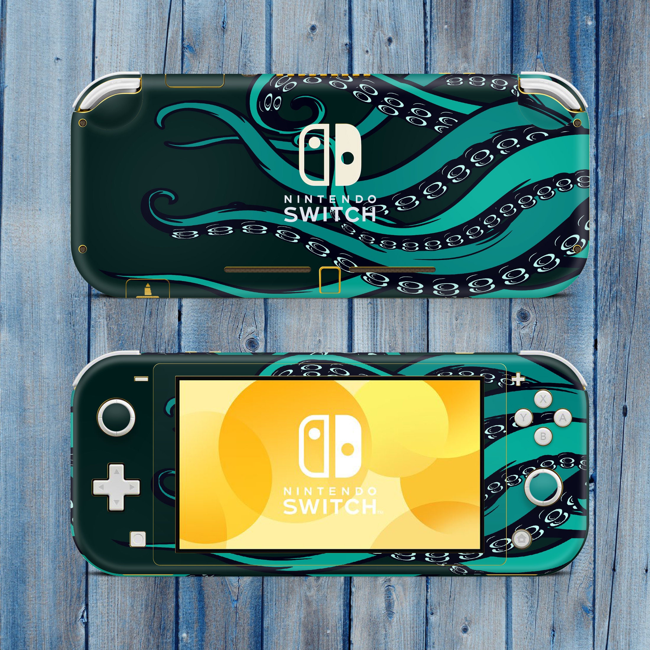 Nintendo Switch Lite Skin Sticker for Game Console Octopus - Etsy