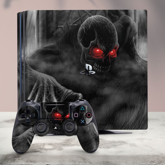 PS5 Skin Black Ps4 Skin Skull Ps4 Skin White Skulls Ps4 Skin - Etsy ...