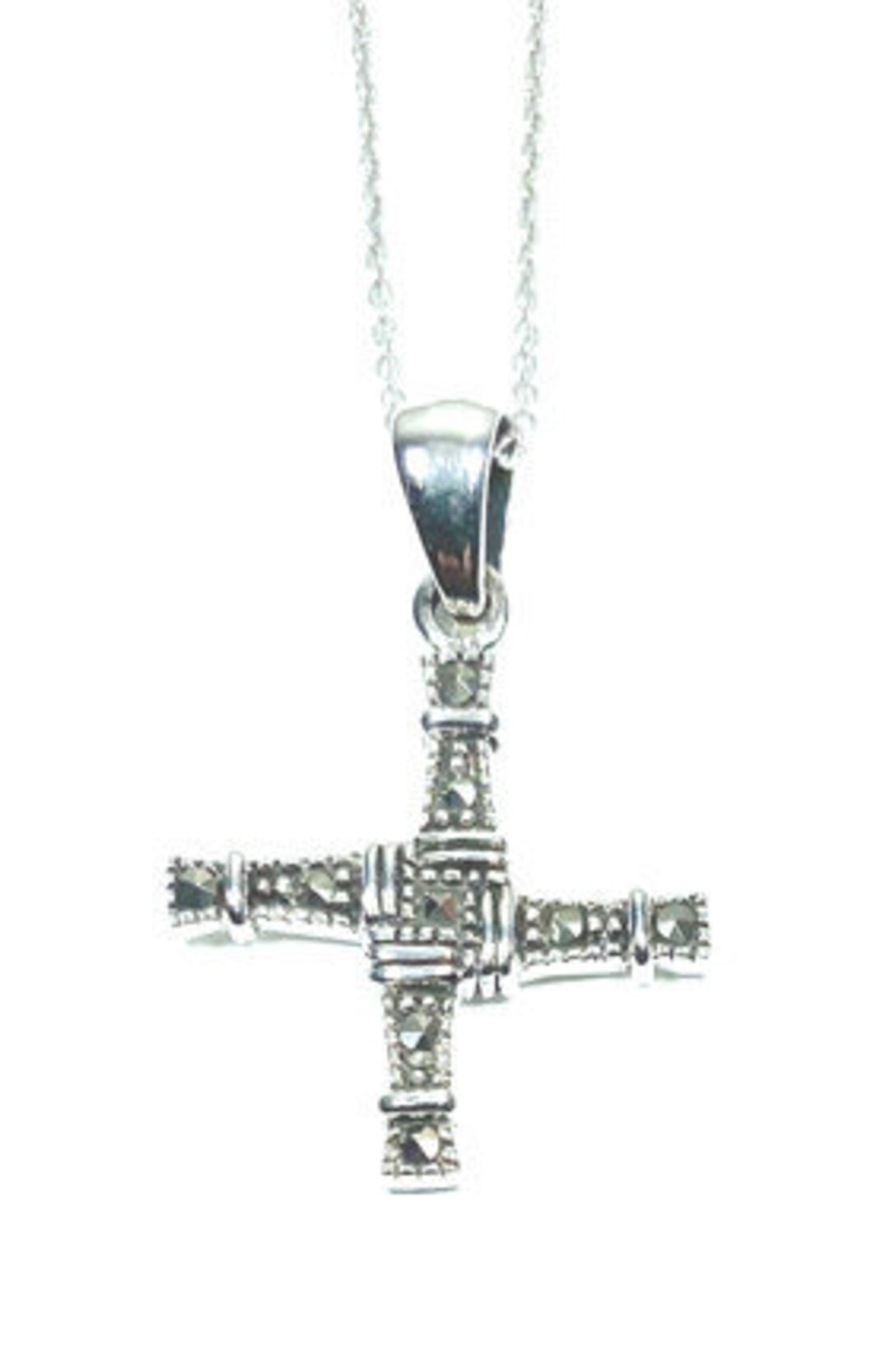 St Bridget’s Marcasite Silver Cross - Etsy