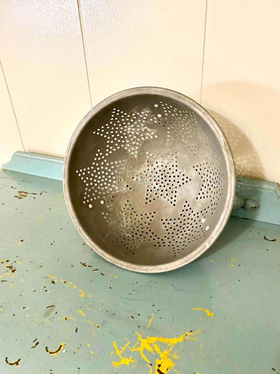 Vintage Metal star Colander - Etsy