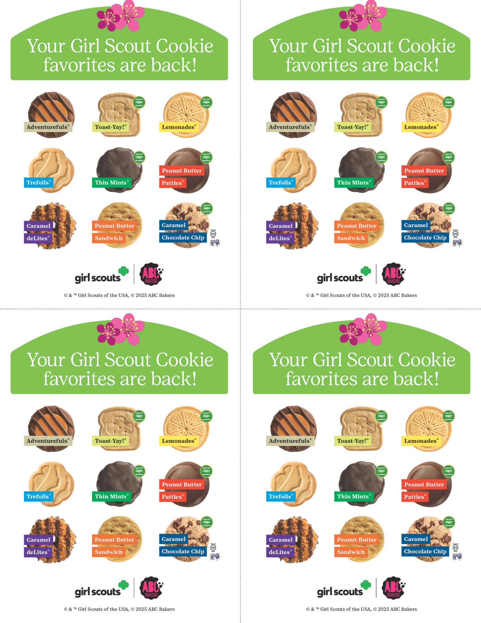 2025 Cookie Price Guide Lanyard - Etsy