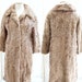 70's Real Fur Coat. Vintage Long Fur Jacket. Women Fur - Etsy