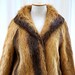 70's Real Fur Coat. Vintage Long Fur Jacket. Women Fur Jacket. Fluffy ...