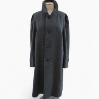 Men's Gray Wool Blend Inverness Cape Overcoat: Custom Winter Coat - Etsy