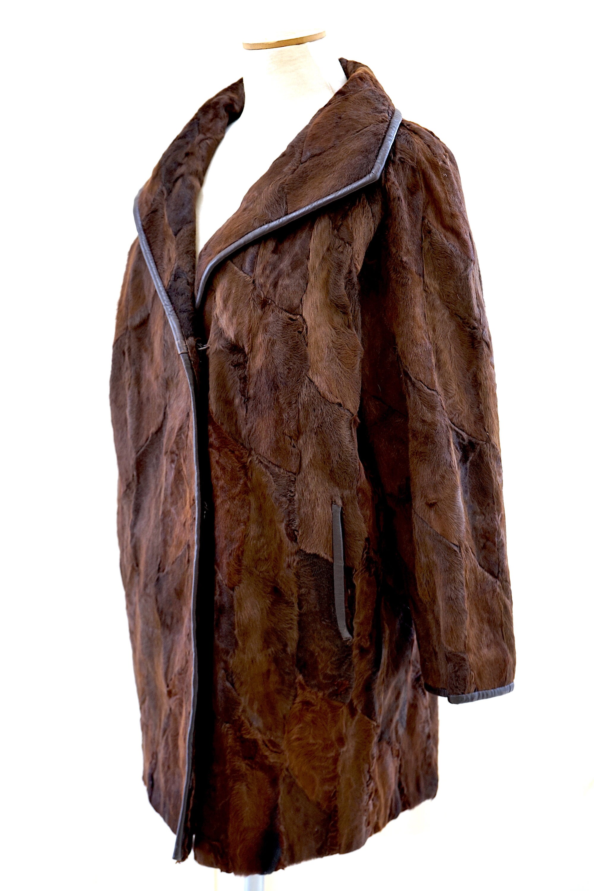 Women's Real Fur Coat Ranch Horse Hair Jacket/coat Premium Cowhide ...